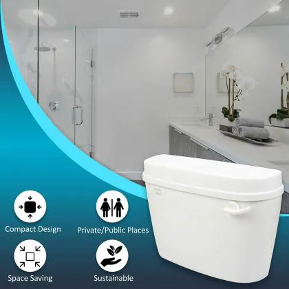 Parryware White Slimline Uno Polymer Standard Toilet Flush Tank Cistern ...