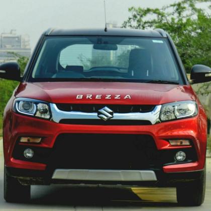 Carmetics Plastic 3D Letters Logo Car Sticker For Brezza - JioMart