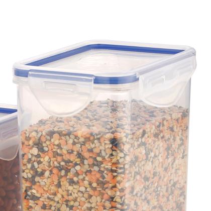 TRIVESH Plastic Lock&Lock Air Tight Rectangle Storage Jar & Container ...