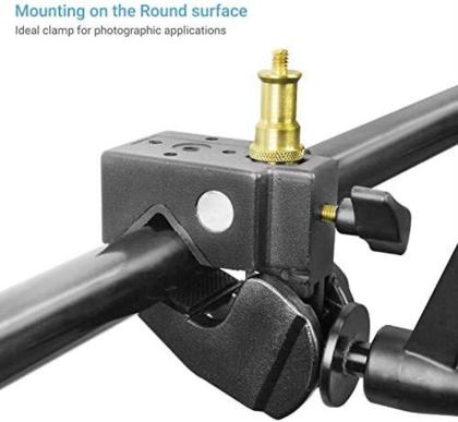 VTS Multipurpose Super Clamp, Pole Holder with Stud for Mounting Strobe ...