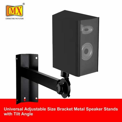 MX Universal Wall Mount Speaker Stand / Bracket with Tilt & Rotation ...
