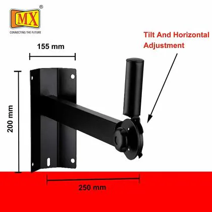 MX Universal Wall Mount Speaker Stand / Bracket with Tilt & Rotation ...
