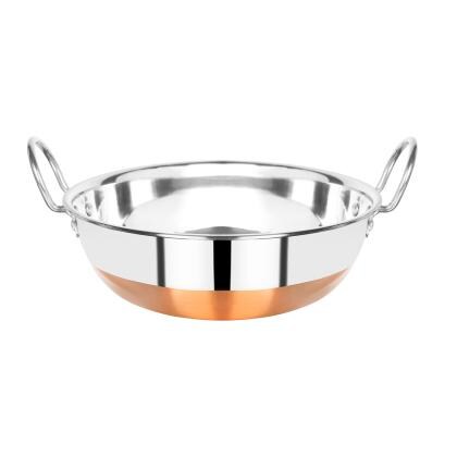 Omega Stainless Steel Copper Bottom Cookware Set Big - 3Pcs (Tope- 1.1L ...
