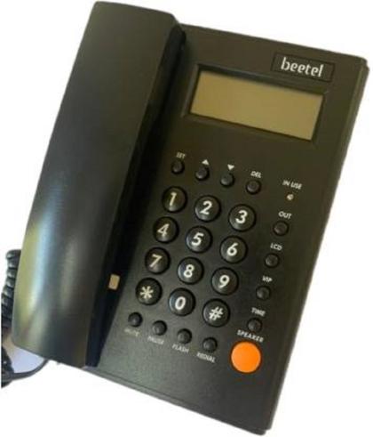 Beetel M500 Corded Landline Phone (Black) - JioMart