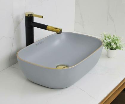 Bassino Art Wash Basin Countertop, Tabletop Ceramic Bathroom Basins ...
