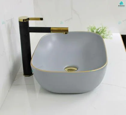 Bassino Art Wash Basin Countertop, Tabletop Ceramic Bathroom Basins ...