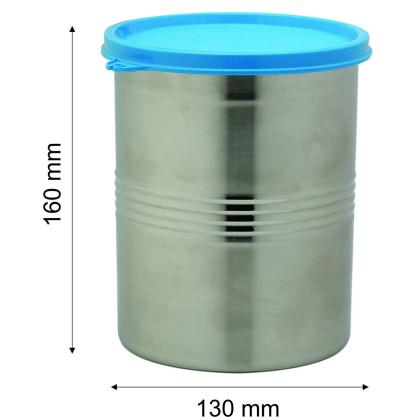 Signoraware Round Blue Stainless Steel Container 1500Ml - JioMart