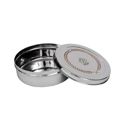 Stardom Stainless Steel Shaped Roti Dabba with Lid 1550 ml - JioMart