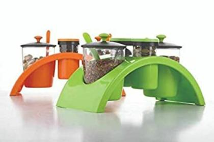 BEYOND ENTERPRISE Achar Spice Rack Kitchenware Smart Plastic Spice and ...