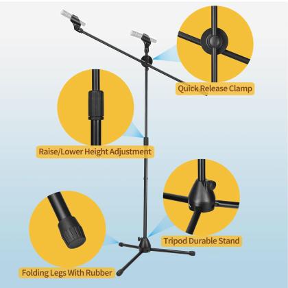 Won Microphone 3 Leg Mic Stand - JioMart