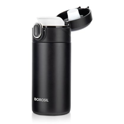 Borosil Hydra Traveller Steel Water Bottle, Stainless Steel Water Bottles, Double Wall Vacuum ...