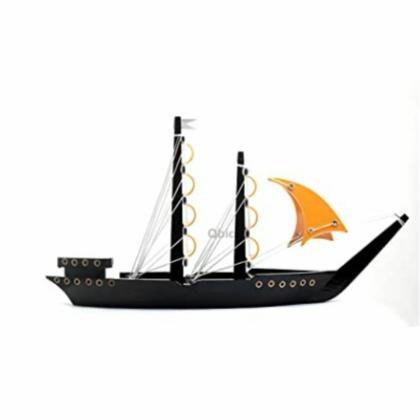 Qbic Kerala Antique Handicraft Decorative Wooden Ship Sailboat Uru ...
