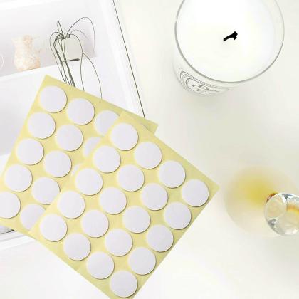 AuraDecor Paper Candle Making Wick Centering Sticker (Pack of 200 ...