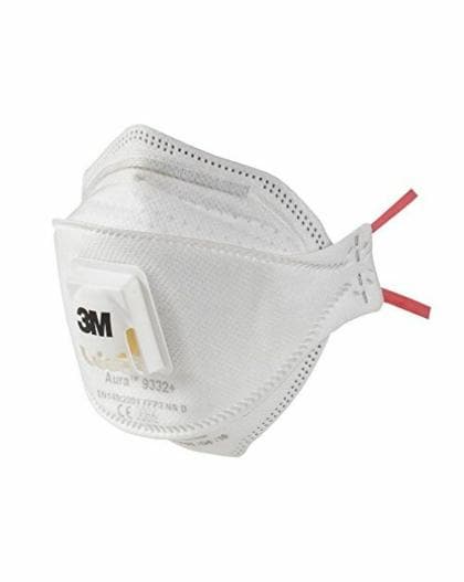 3M 9332 N99 White Respirator Mask (Pack of 10) - JioMart