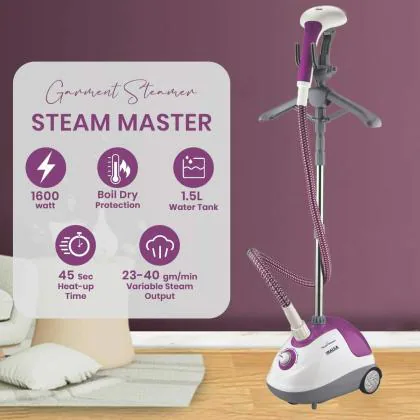 INALSA Standing Garment Steamer Steam Master -1600w |1.5L Detachable ...