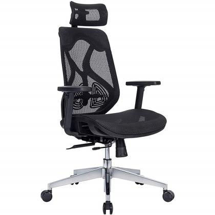 INNOWIN Berlin High Back Black All Mesh Office Chair 26 x 18 x 48 inch ...