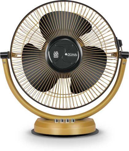 Zigma Tiktik 300 Mm 3 Blade Ultra High Speed Table Fan, Beige - JioMart