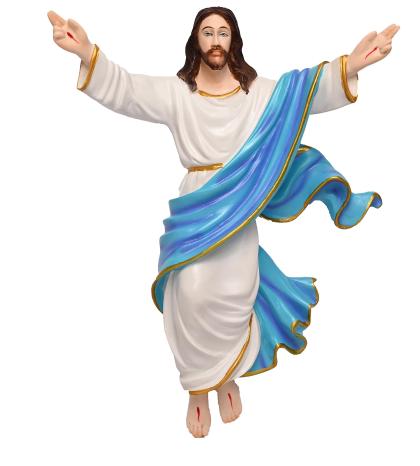 Karighar Blue, White Resin Jesus Christ Catholic Idol Perfect - JioMart