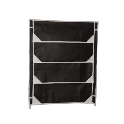 Fabura 4 shelf Shoe rack Cum Utility rack with Separate Flaps cover-Red ...