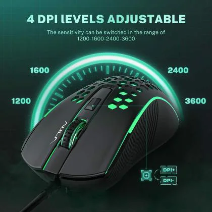 Aula S11 Wired Mouse Ultra-Lightweight Honeycomb Computer Mice with RGB ...