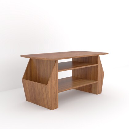 Neudot Smash Teak Engineered Wood Coffee Table - JioMart