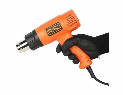 Black+Decker 1800 W Dual Temperature 2 Speed Heat Gun - Corded Electric, Orange and Black ...