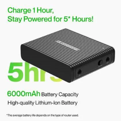 Ambrane PowerVolt Mini UPS for Wi Fi Router 12v-2A - JioMart