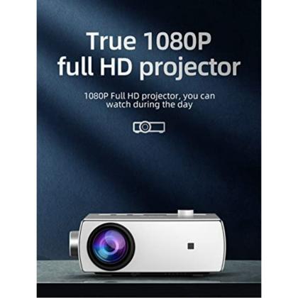 AAO YG430 Full HD Projector for Home 4K Android Smart Projector WiFi ...