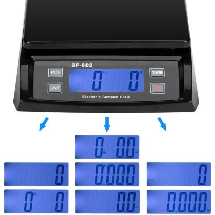 Mezire SF802 (30Kg - 1g) Digital Kitchen Weighing Machine With Steel ...