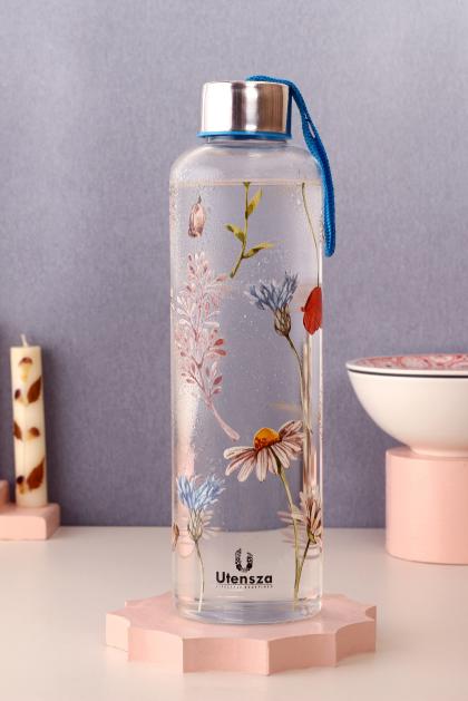 Utensza Borosilicate Glass bottle, fridge bottles, for water juice and ...