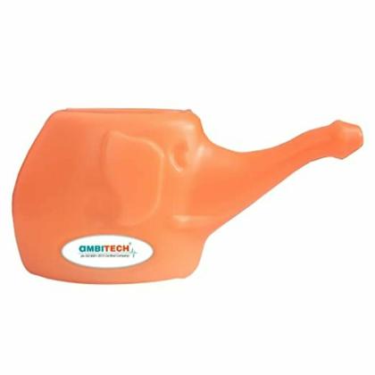 AmbiTech Durable Plastic Jal Neti Pot for Sinus congestion with Salt ...