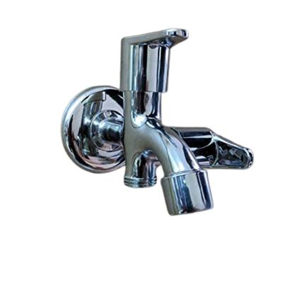 BATH GURU Chrome Finish Stainless Steel Two Way 2 in One Bib Cock Tap ...