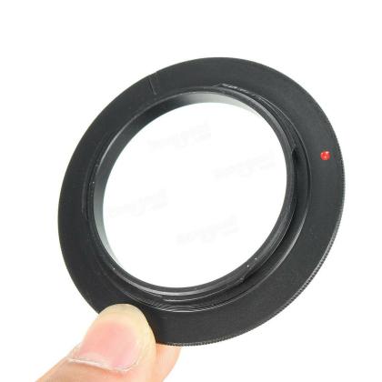 HIFFIN Reverse Ring 58mm Macro Reverse Lens Adapter Ring AI-58 for NK ...