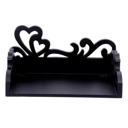 Amaze Shoppee Black Engineered Wood Wall Shelves 26 x 20 x 13 cm - JioMart