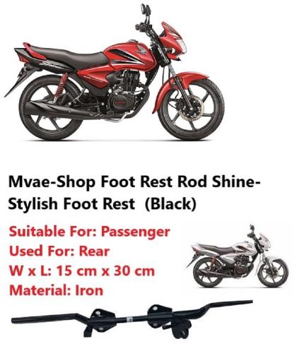 Victrix Honda Shine Heavy Duty Rider Foot Rest Rod Front - JioMart