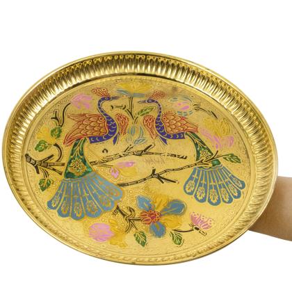 Spillbox Traditional Handcrafted Brass Thali/Aarti Plate for Puja ...