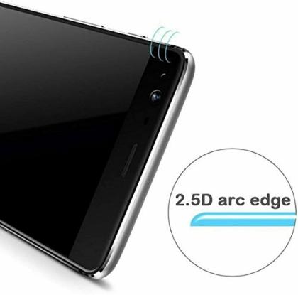 TECHSHIELD Full Screen Coverage Black Tempered Glass Anti Glare Screen ...