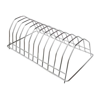 Oc9 Stainless Steel Plate Stand & Hook Rail & Ladle Stand for Kitchen ...