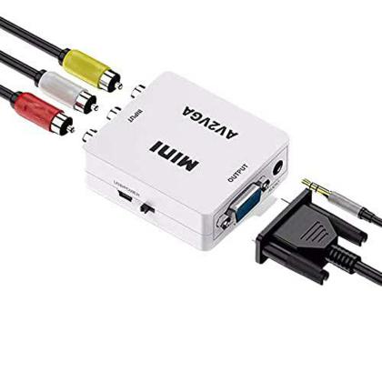Microware RCA, VGA, Auxiliary, HDMI Adapter for PC - JioMart