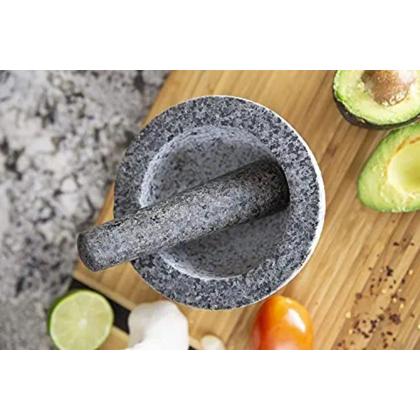 Subaa Mortar and Pestle Set | Ginger Garlic Crusher Unpolished Heavy ...