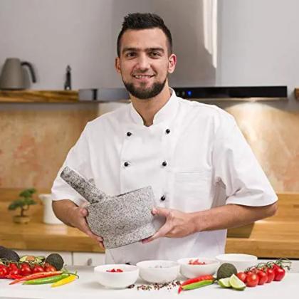 Subaa Mortar and Pestle Set | Ginger Garlic Crusher Unpolished Heavy ...