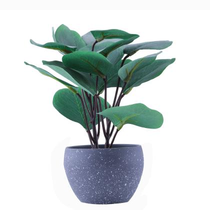 ELITEHOME Artificial Plants For Living Room Decoration Flower Pot For ...