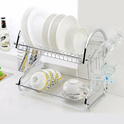 PINDIA Fancy Foldable Diy Stainless Steel Kitchen Rack Stand Utensil ...