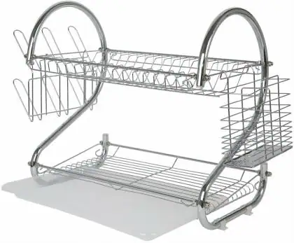 PINDIA Fancy Foldable Diy Stainless Steel Kitchen Rack Stand Utensil ...