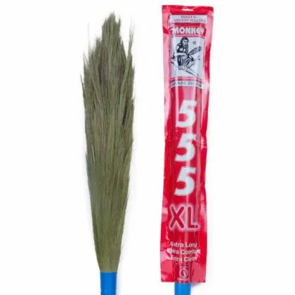 Monkey 555 Blue Grass Broom with Virgin Plastic Handle - JioMart