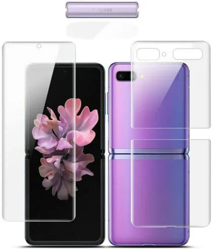 ATC Front And Back Screen Guard For Samsung Galaxy Z Flip 5G (Combo Of ...