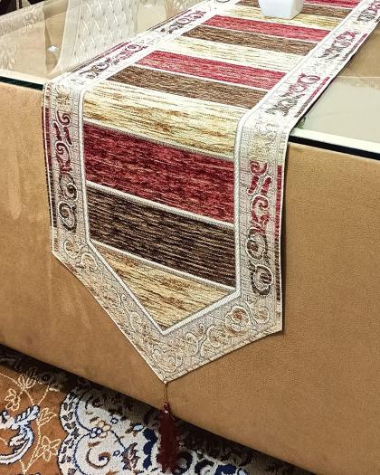 Romiz Cotton Fabric Beige Color Center Table Runner(Romiz-TableRunner ...