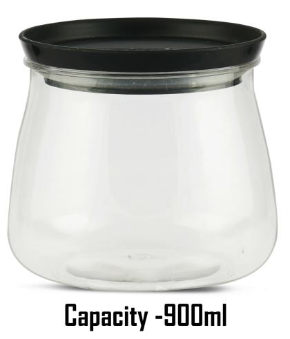 PEARLPET Twirl Matka Airtight Jar Container Set of 1 900 ml Each 2 Pcs ...