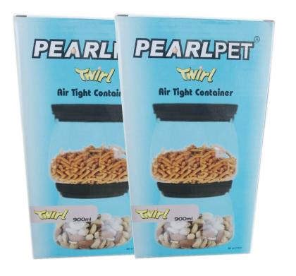 PEARLPET Twirl Matka Airtight Jar Container Set of 1 900 ml Each 2 Pcs ...