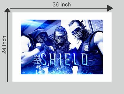 Sticker Studio PVC Vinyl The Shield Wall Poster 36 X 24 inch - JioMart